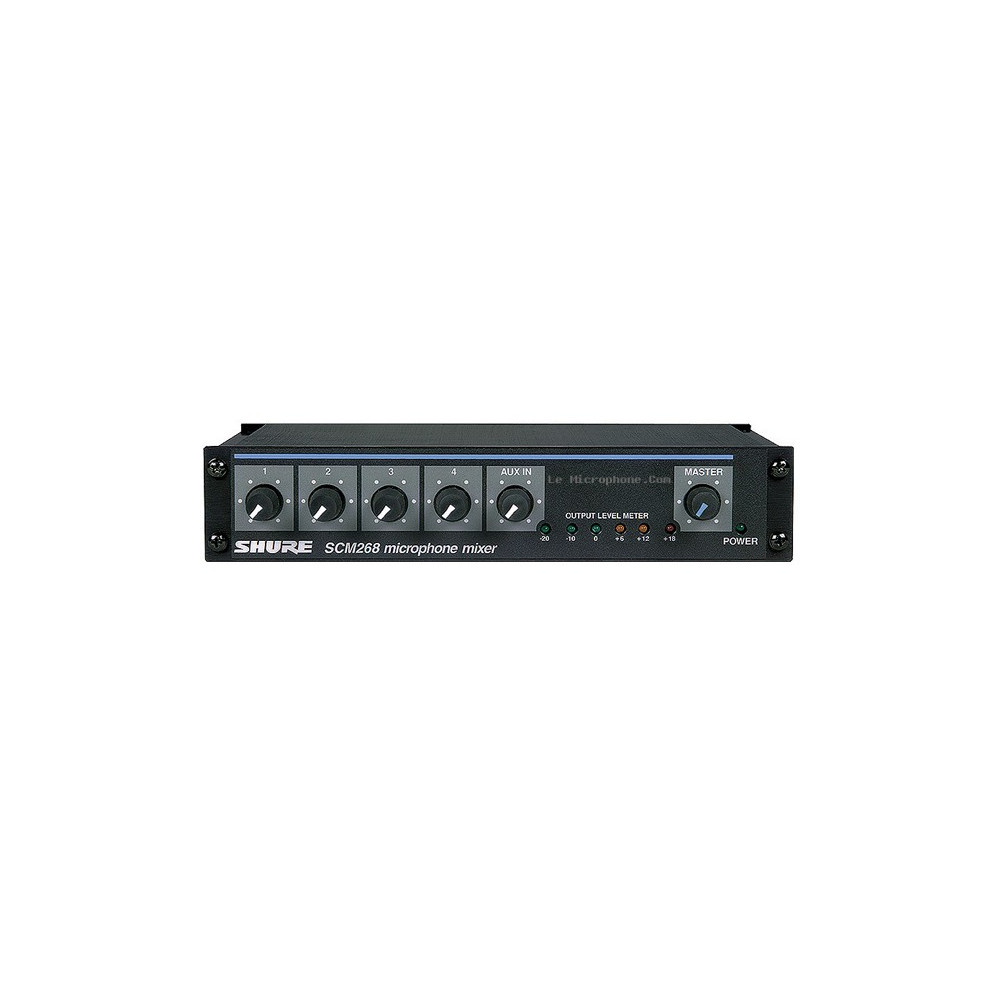 SHURE SCM268E - mikrof. mix, mono, 4 vst., AUX - AudioWorks.cz ...