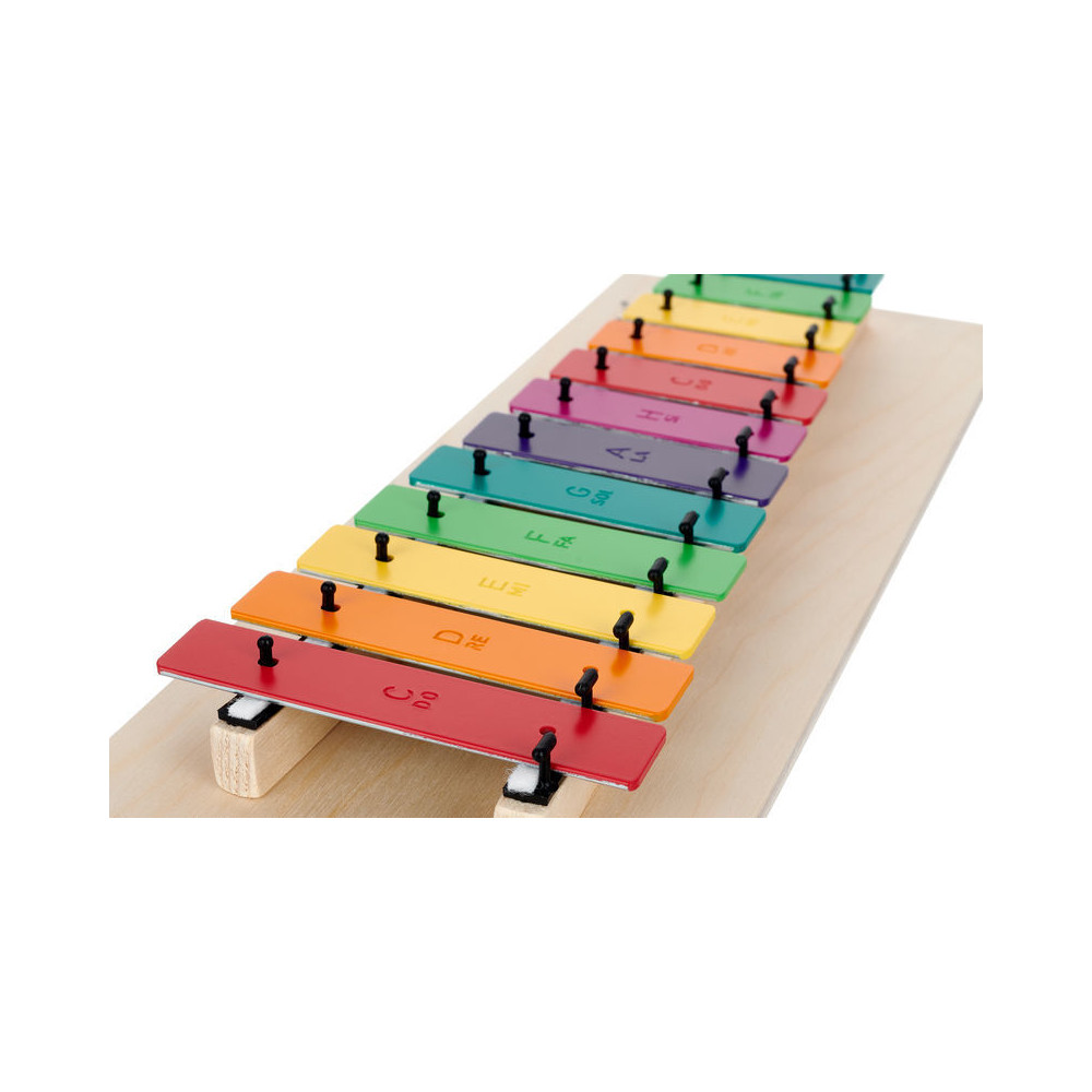 Goldon diatonický metalofon v barvách Boomwhackers 12 kamenů ...